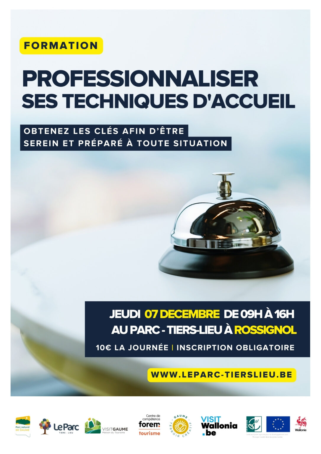 Professionnaliser ses techniques d'accueil - Le Parc Tiers-lieu